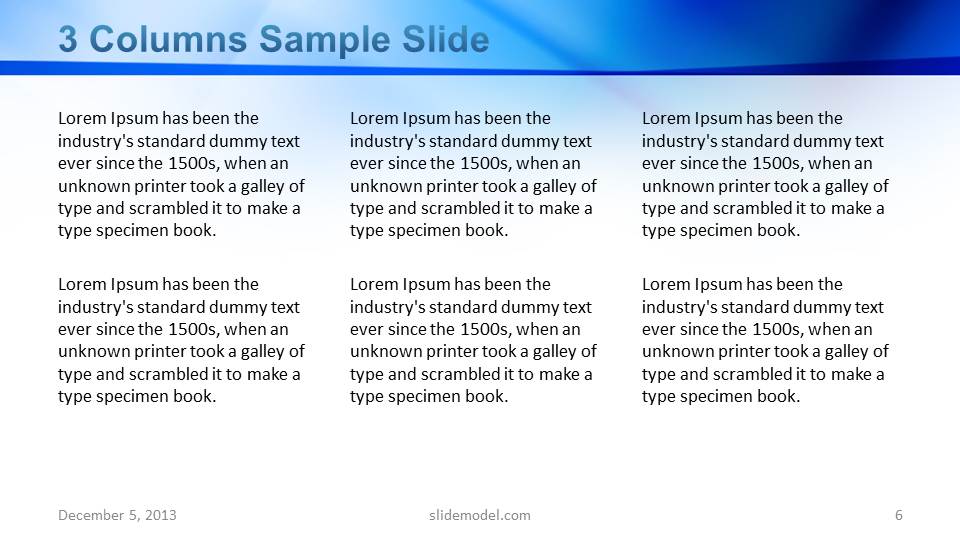 Blue Company Profile Business PowerPoint Template - SlideModel