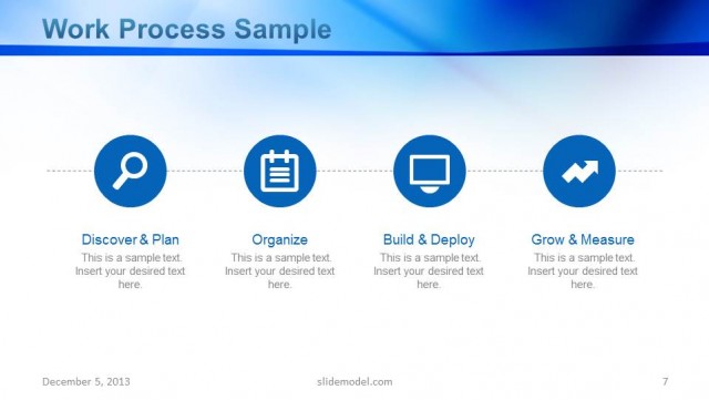 Workflow Process Sample Slide Design - SlideModel