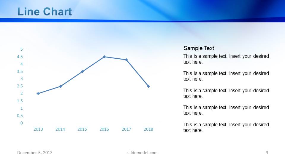 Blue Company Profile Business PowerPoint Template - SlideModel