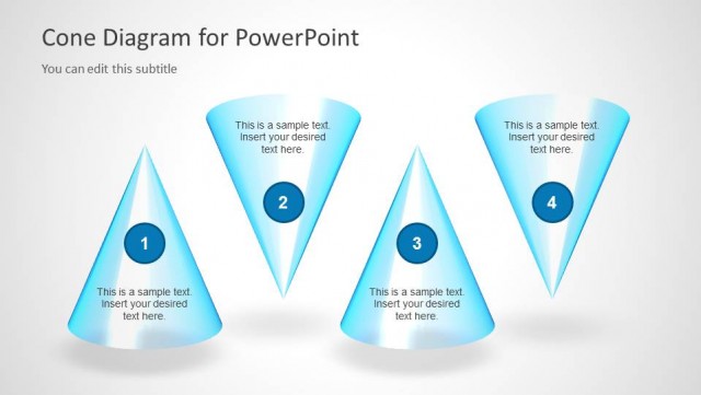 4 Cones for PowerPoint Slide Design - SlideModel