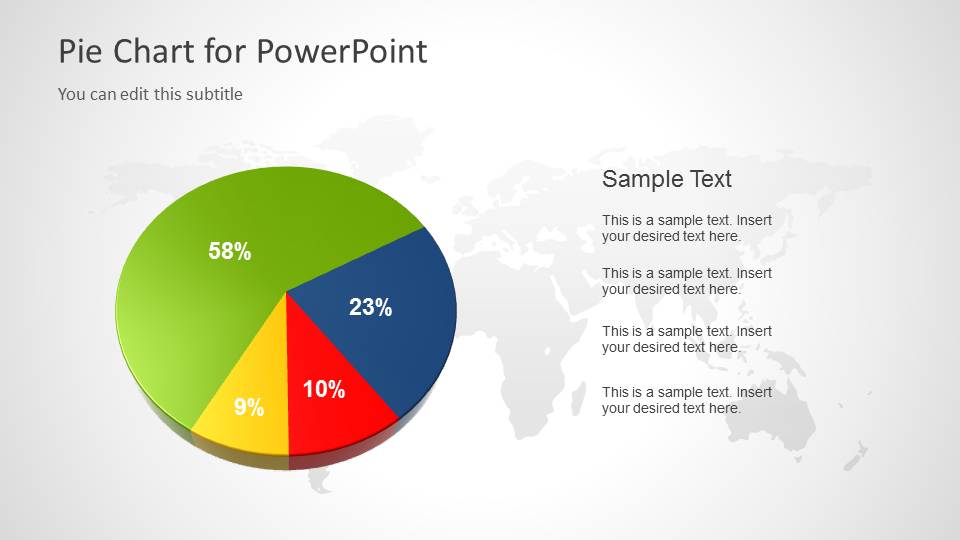 3D Pie & Bar Charts for PowerPoint Presentations