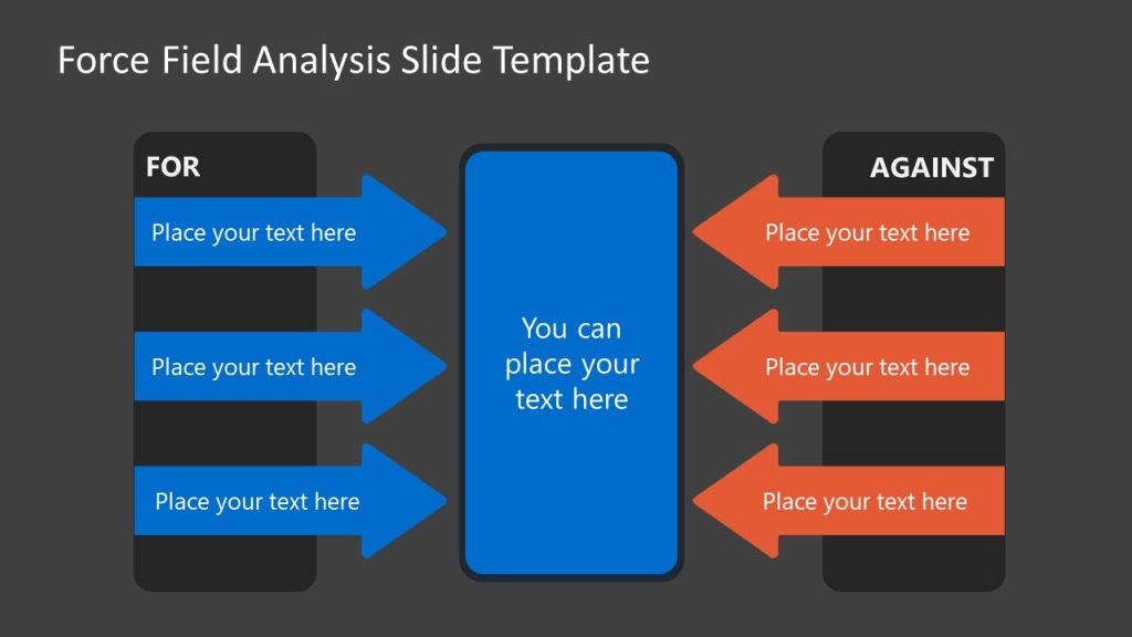 Arrows Diagram for Force Field Analysis - SlideModel