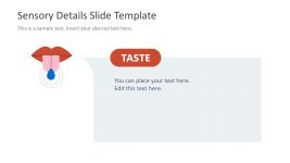 Taste Slide - Sensory Details PPT Template - SlideModel