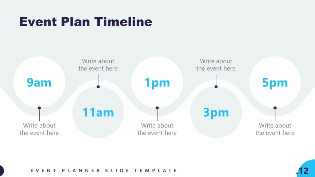 Event Plan Timeline Slide - Planning Presentation - SlideModel
