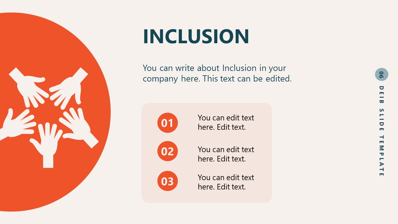 Diversity Equity Inclusion Belonging PowerPoint Template