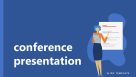 Conference Presentation Template Cover Slide - SlideModel