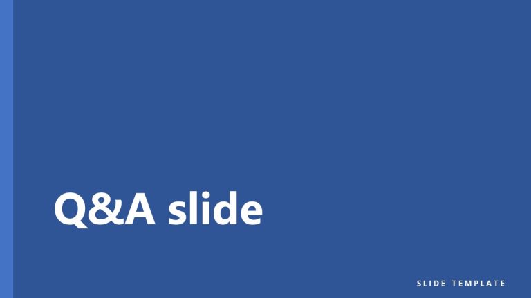 Q/A Slide - Conference PPT Template - SlideModel