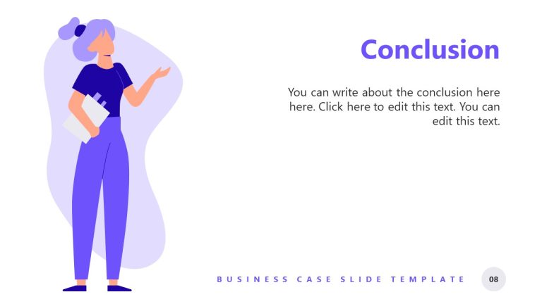 Conclusion Slide - Business Case Template - SlideModel