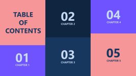 PPT Template for Creative Table of Contents - SlideModel