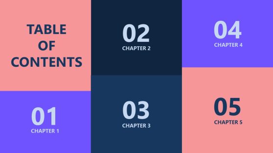 PPT Template for Creative Table of Contents - SlideModel