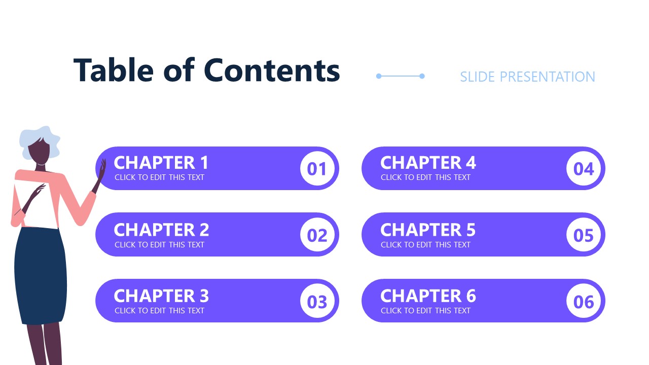 Creative Table of Contents PowerPoint Template