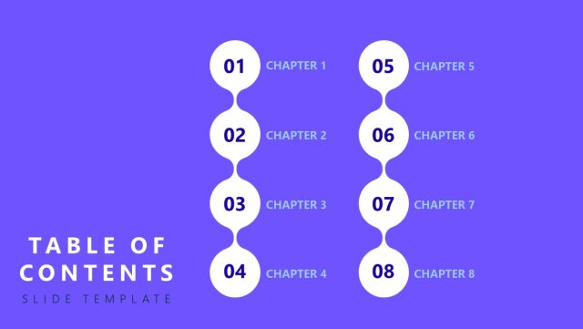 Editable PowerPoint Template for Creative Table of Contents - SlideModel