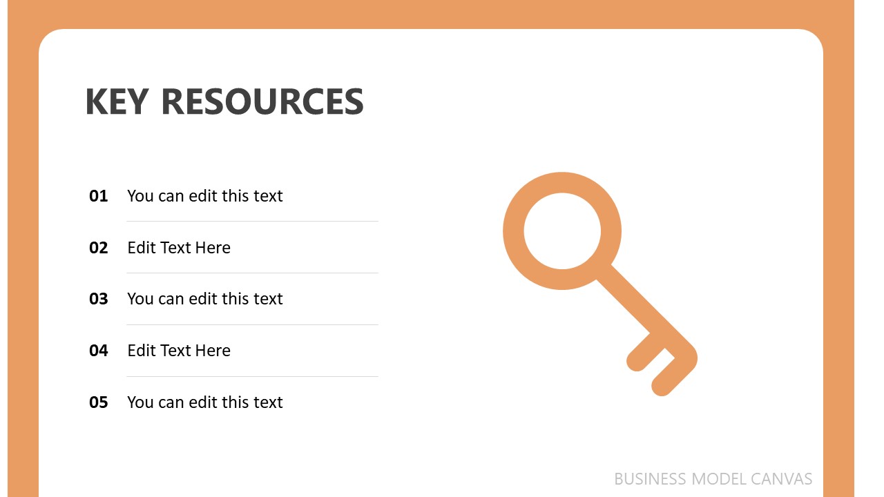 Creative Business Model Canvas PowerPoint Template