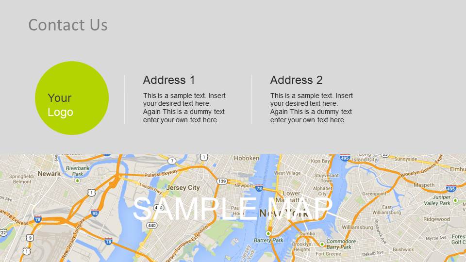 Contact Us Slide Design for PowerPoint - SlideModel