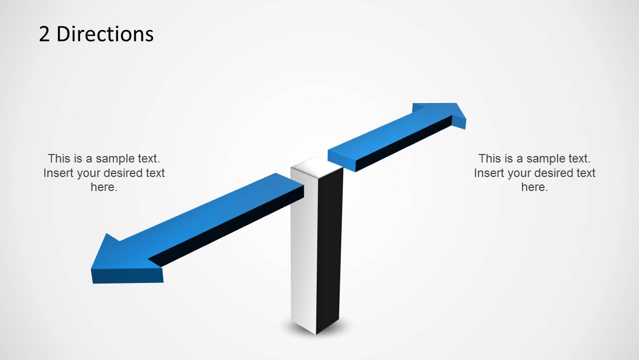 Multiple Directions PowerPoint Diagram with Arrows - SlideModel