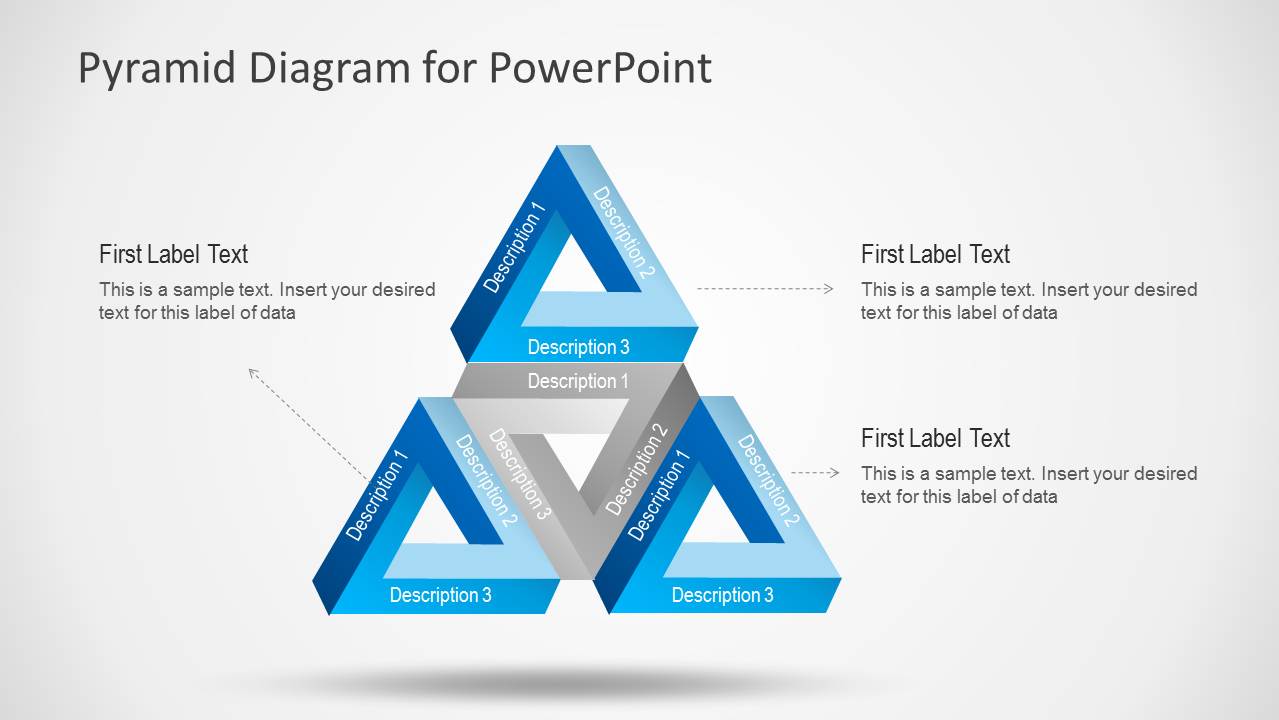 Pyramid Diagram Design for PowerPoint - SlideModel