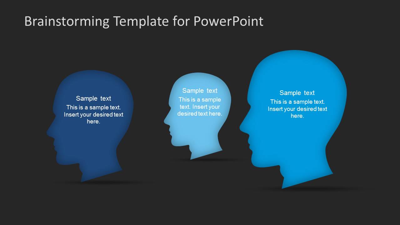 Dark Brainstorming PowerPoint Template - SlideModel Dark Brainstorming PowerPoint Template - SlideModel