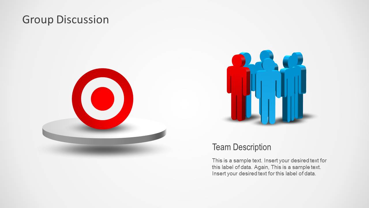 Group Discussions & Team Goals Template for PowerPoint