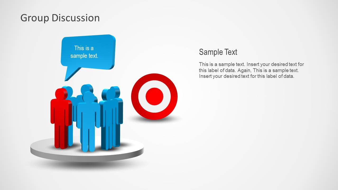 Group Discussions & Team Goals Template for PowerPoint