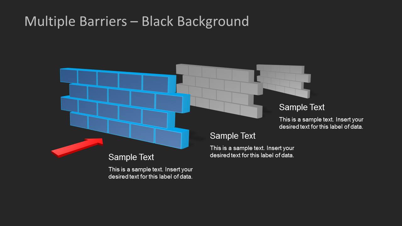 Brick Walls & Obstacles Template for PowerPoint - SlideModel