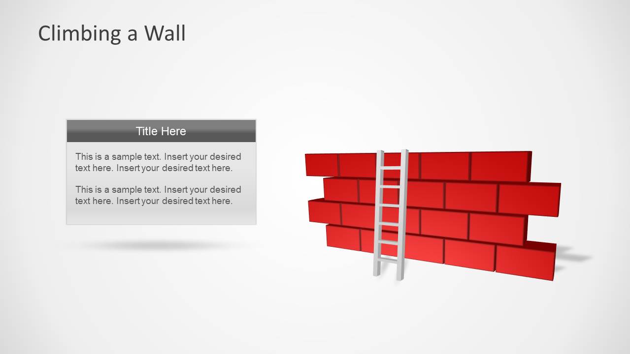 Brick Walls & Obstacles Template for PowerPoint - SlideModel
