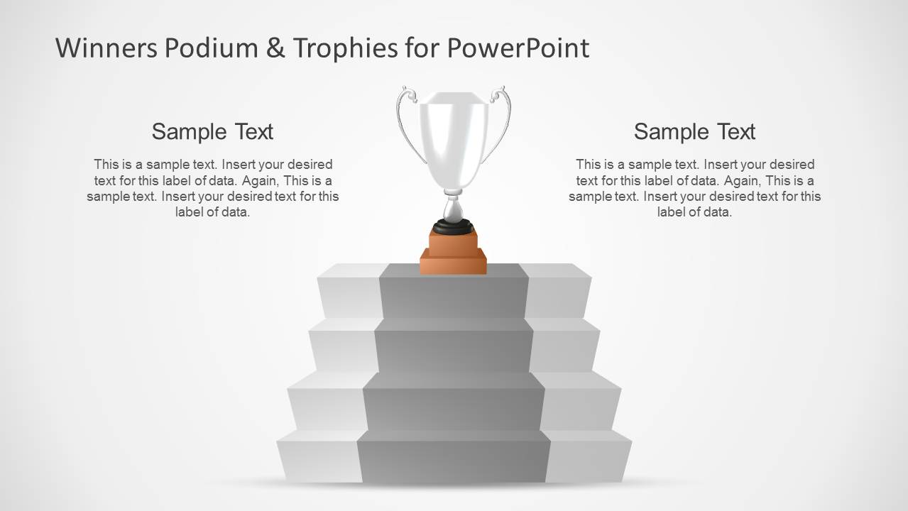 Business Podium & Trophies Template for PowerPoint - SlideModel
