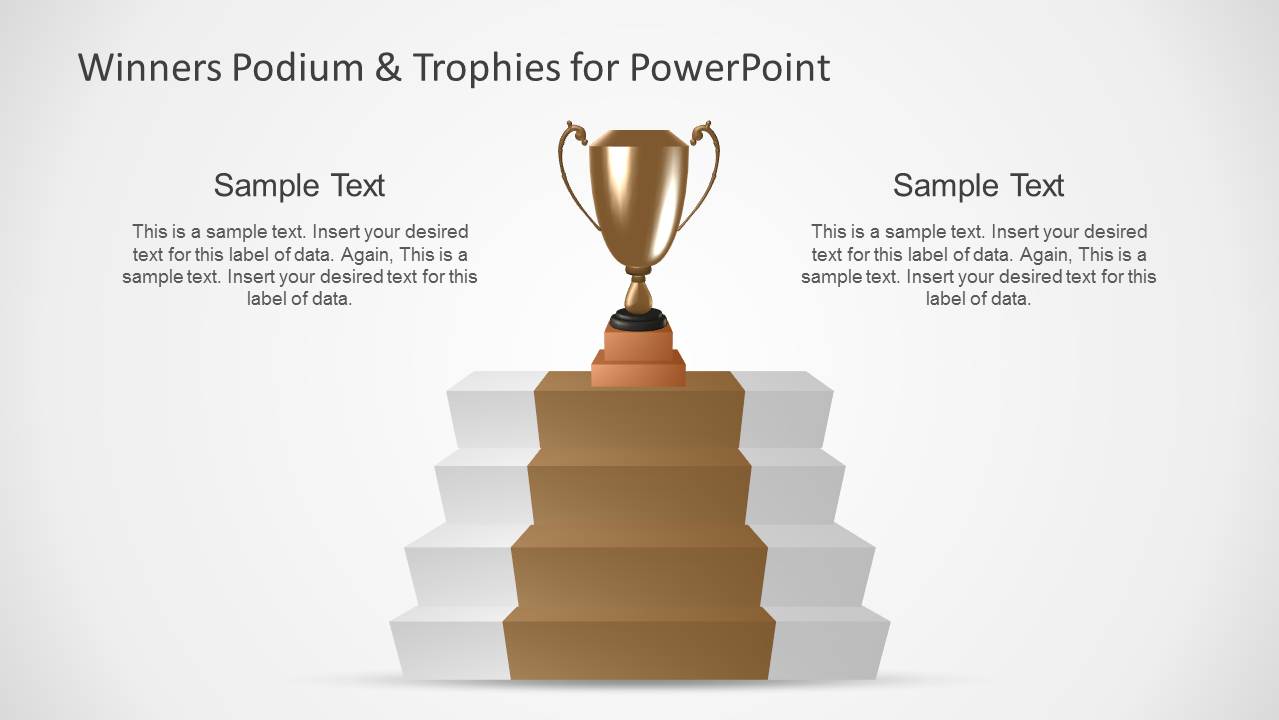 Business Podium & Trophies Template for PowerPoint - SlideModel
