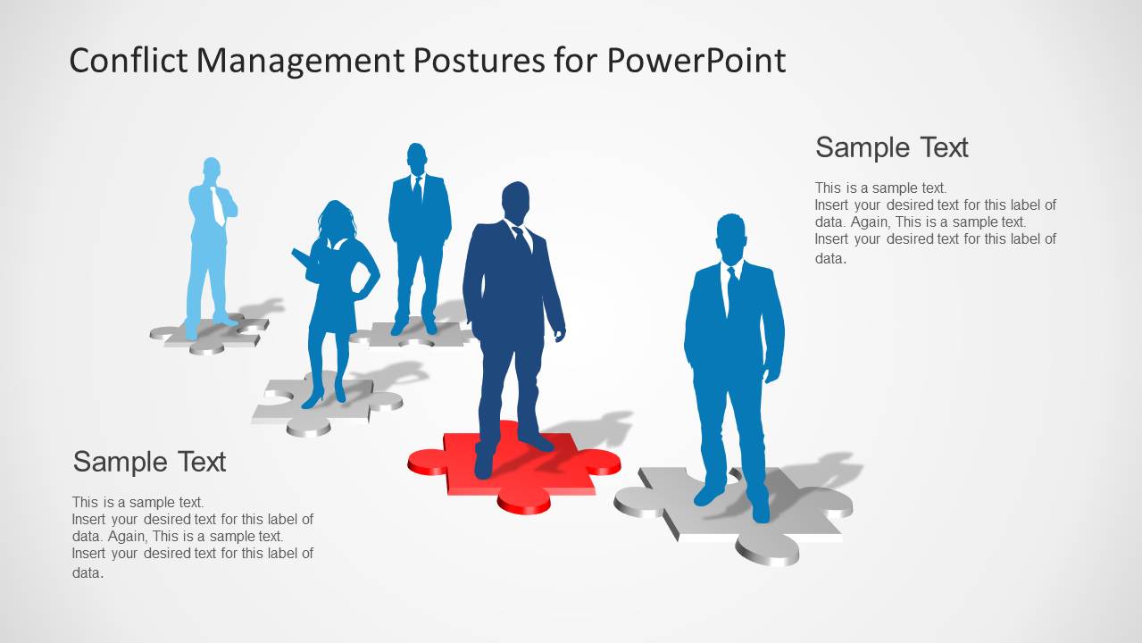 Conflict Management Postures for PowerPoint - SlideModel