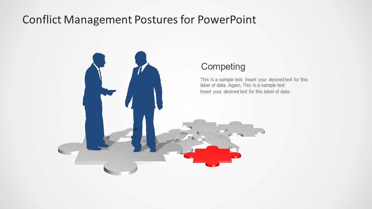 Conflict Management Postures for PowerPoint - SlideModel