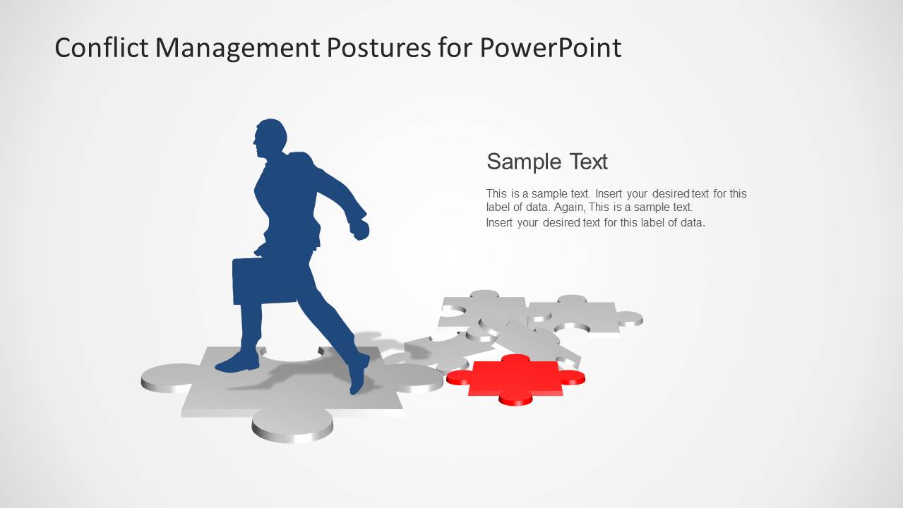 Conflict Management Postures for PowerPoint - SlideModel