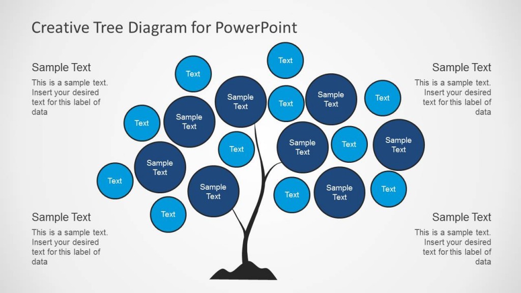 Tree Chart Diagram Design for PowerPoint - SlideModel