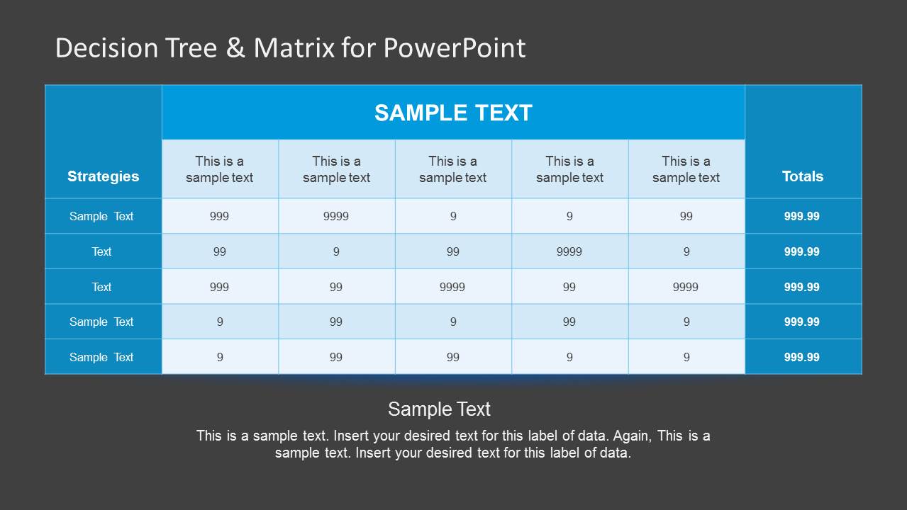 Decision Tree & Matrix Template for PowerPoint & Google Slides