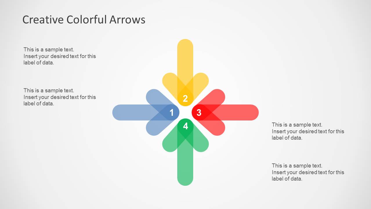Creative Colorful Arrows Layout for PowerPoint & Slides