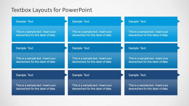 3x3 Text Box Matrix Slide Design for PowerPoint - SlideModel