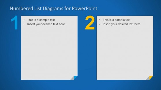 2 Columns Numbered List for PowerPoint - SlideModel