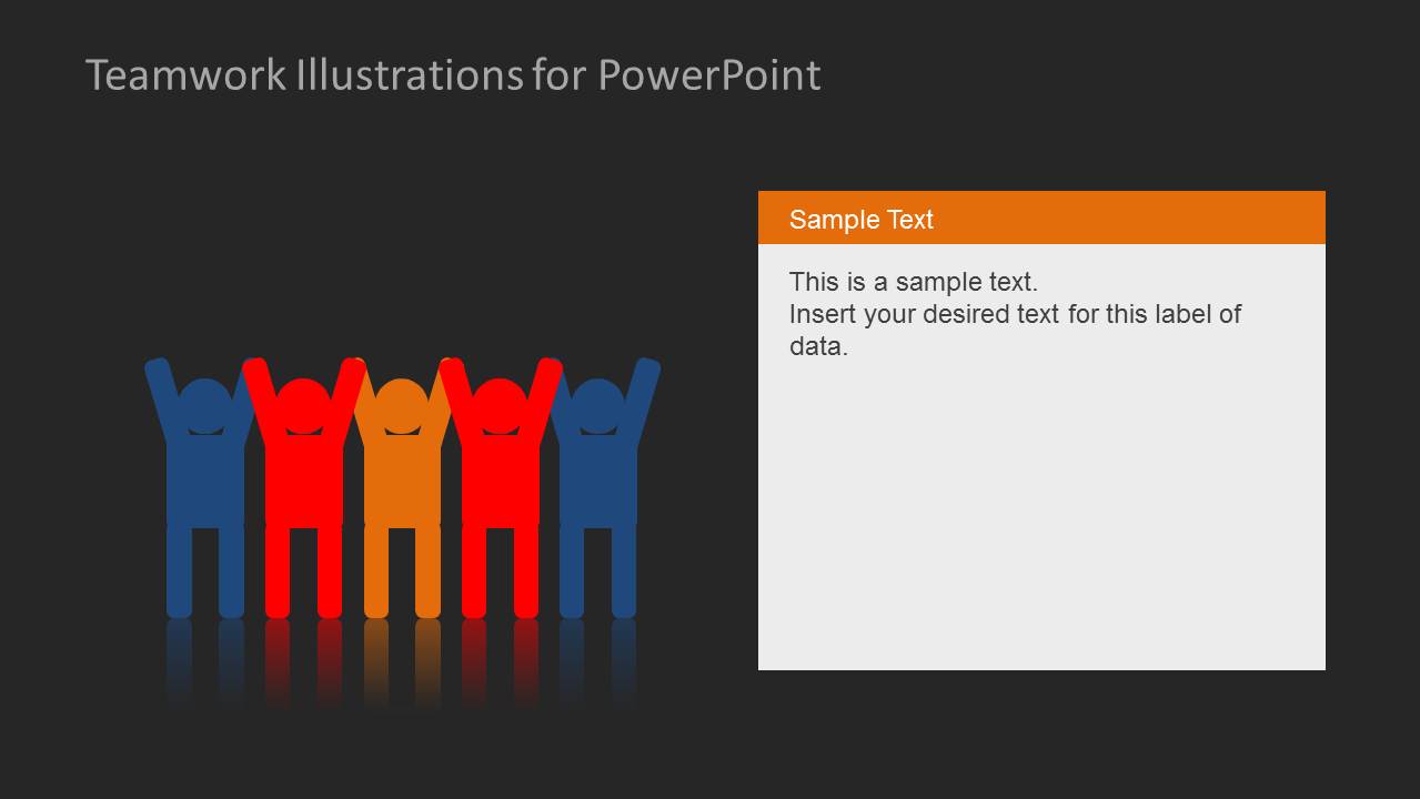 Teamwork Illustration for PowerPoint - SlideModel