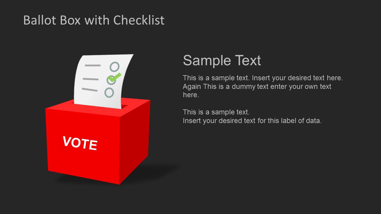 Ballot PowerPoint Template - SlideModel