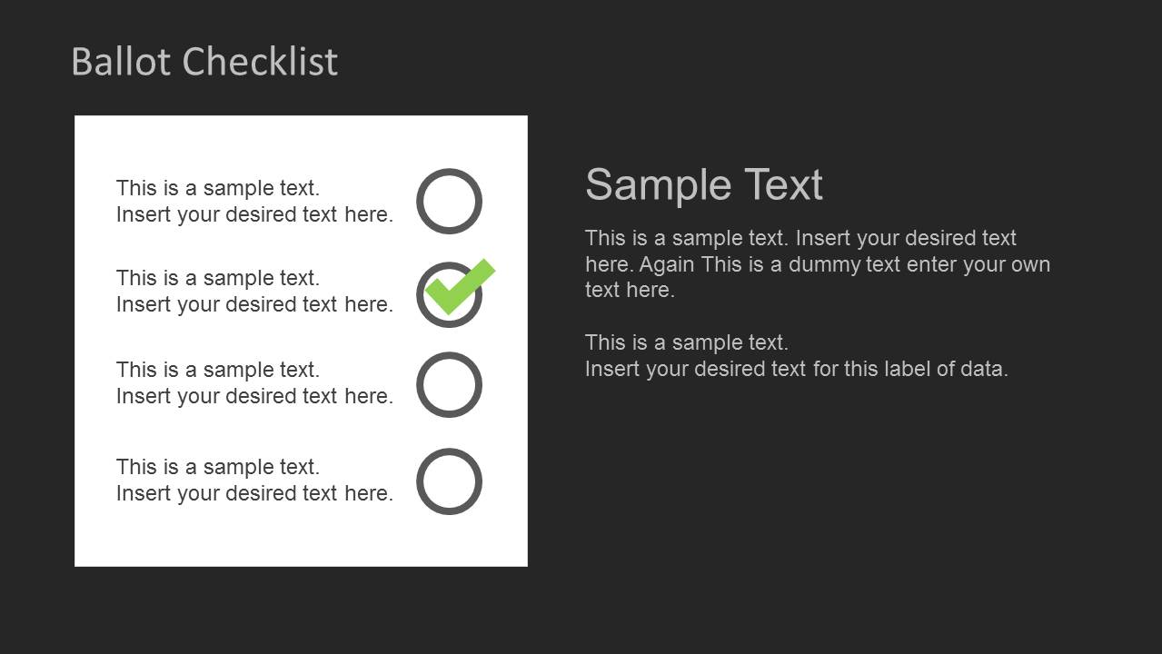 Ballot PowerPoint Template - SlideModel