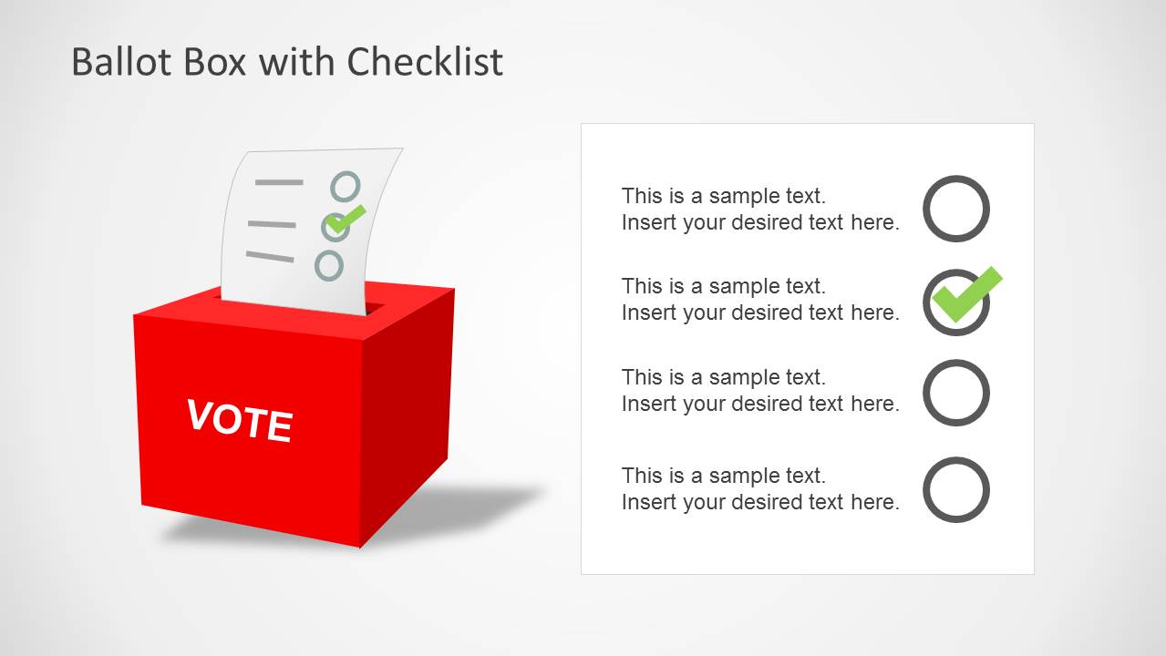 Ballot PowerPoint Template - SlideModel