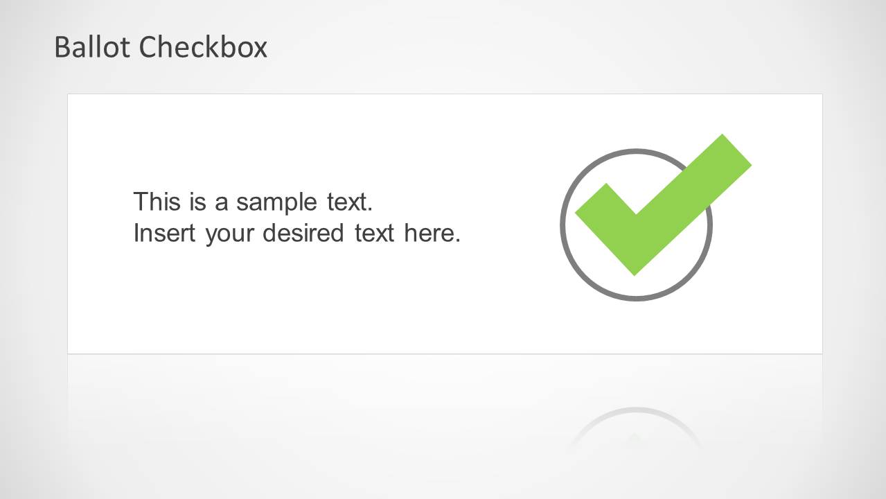 Ballot PowerPoint Template - SlideModel