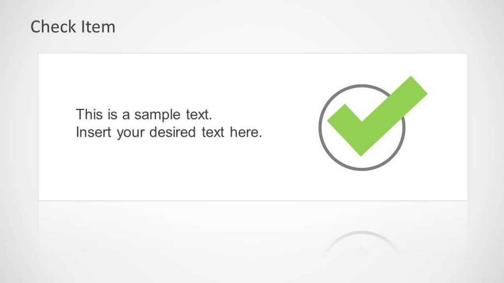 Check Mark in PowerPoint Slide Design - SlideModel