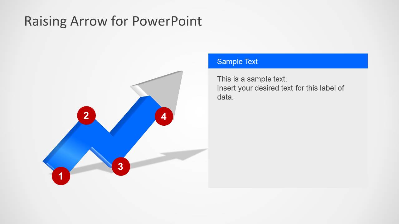 Raising Arrow for PowerPoint - SlideModel