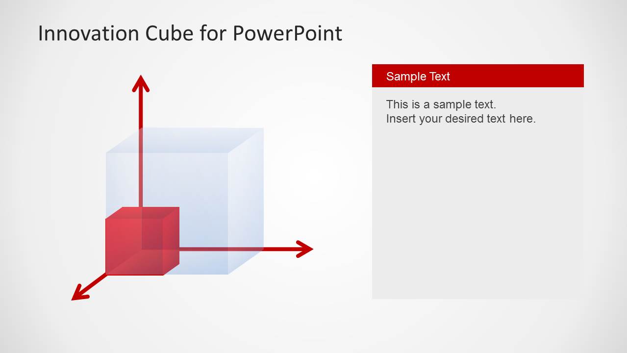 Strategic Innovation Cube Template for PowerPoint - SlideModel