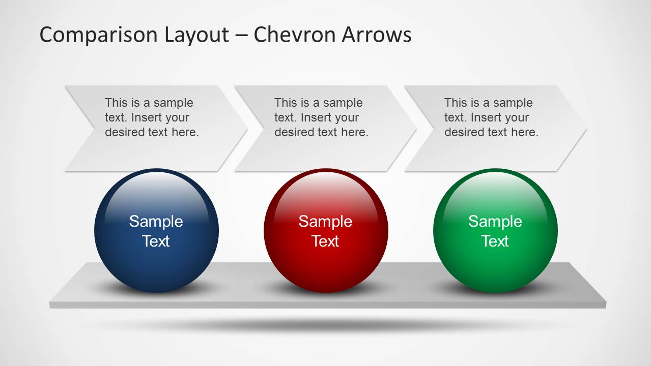 Comparison Layouts for PowerPoint with Spheres - SlideModel