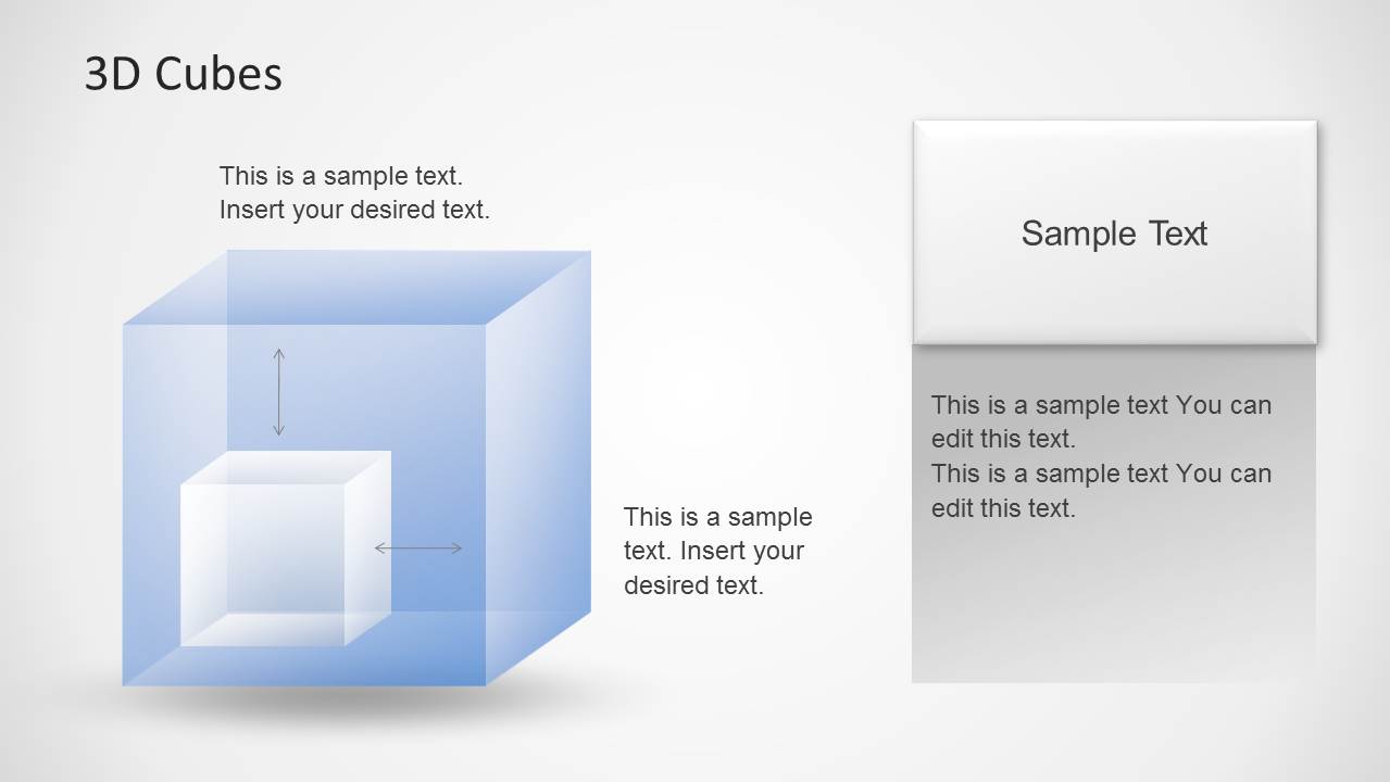 Transparent 3D Cubes for PowerPoint - SlideModel