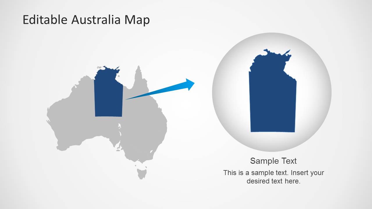 Australia Map Template for PowerPoint - SlideModel