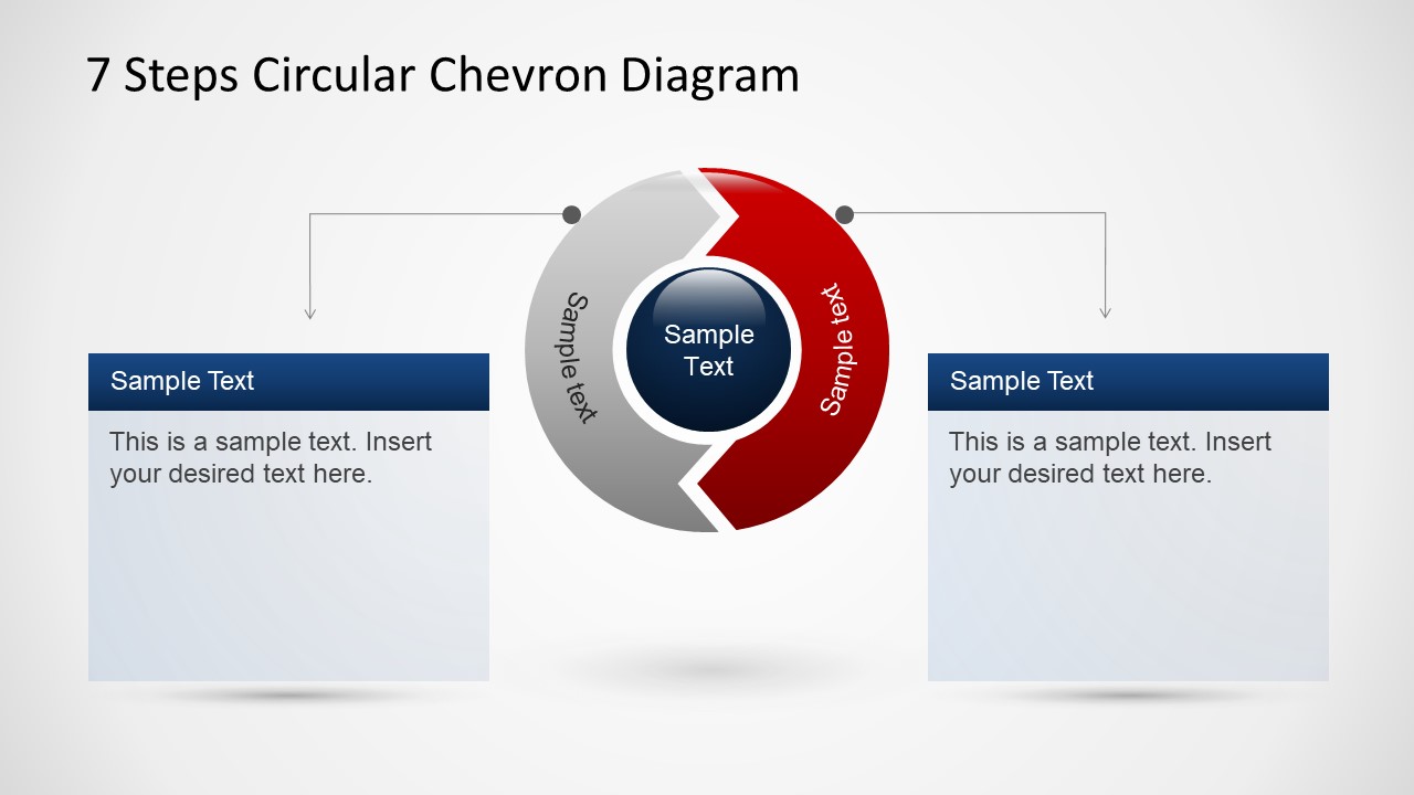 7 Steps Circular Chevron Diagram for PowerPoint - SlideModel