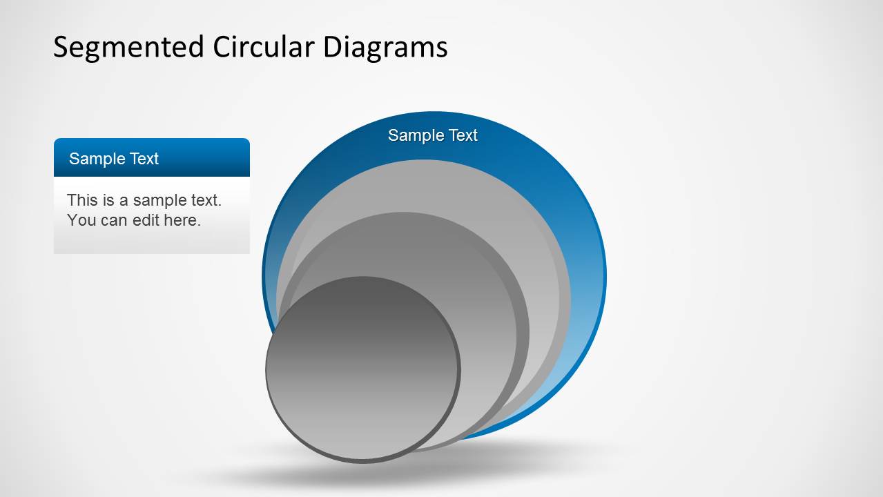 4 Step Segmented Circular Diagrams for PowerPoint - SlideModel