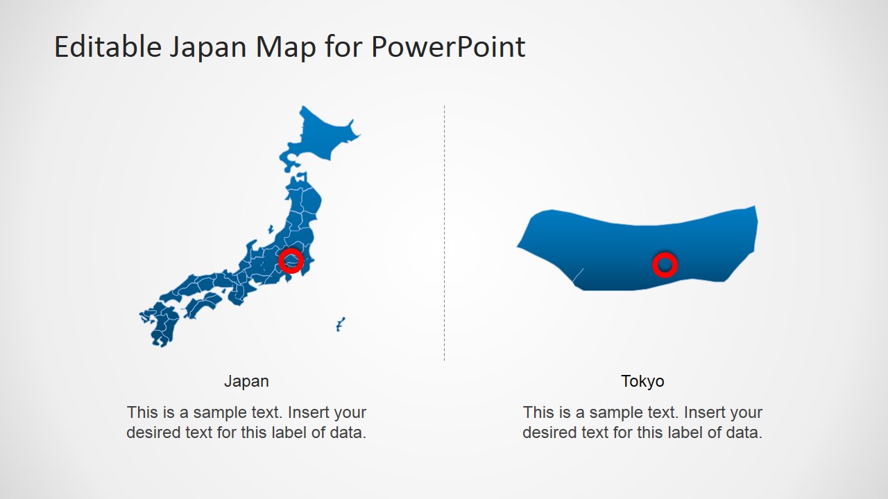 Japan Map Template for PowerPoint - SlideModel