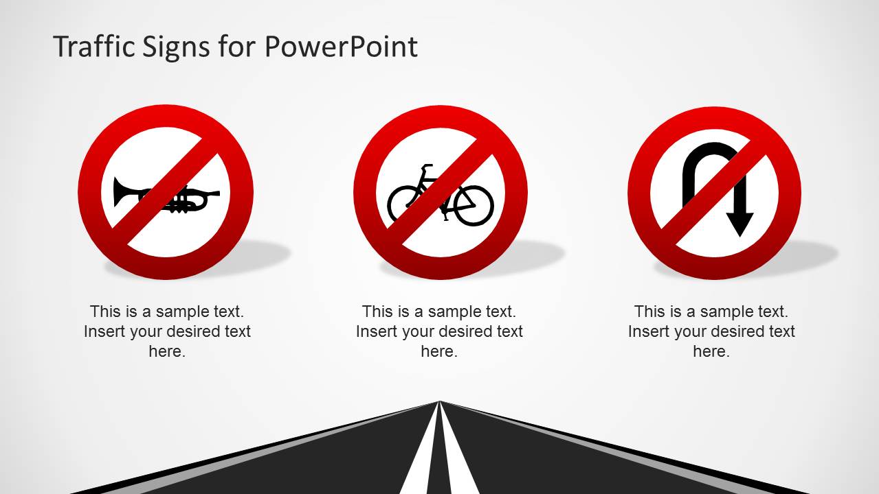 Traffic Signs Template for PowerPoint - SlideModel